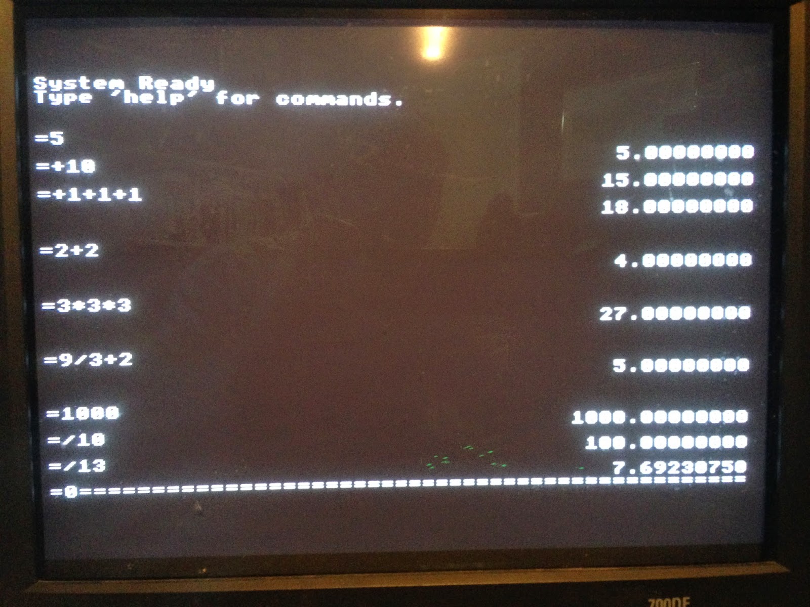 Clint's Projects: Arduino Retro Computer: Calculator