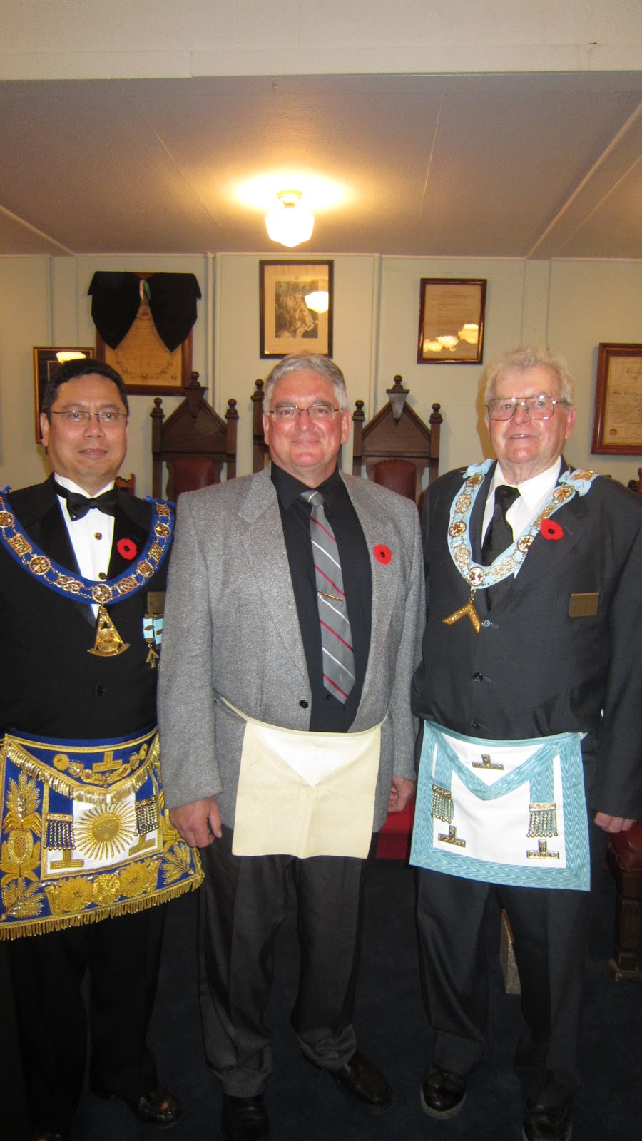 My Masonic Journey: Official Visits during the week of Oct 31