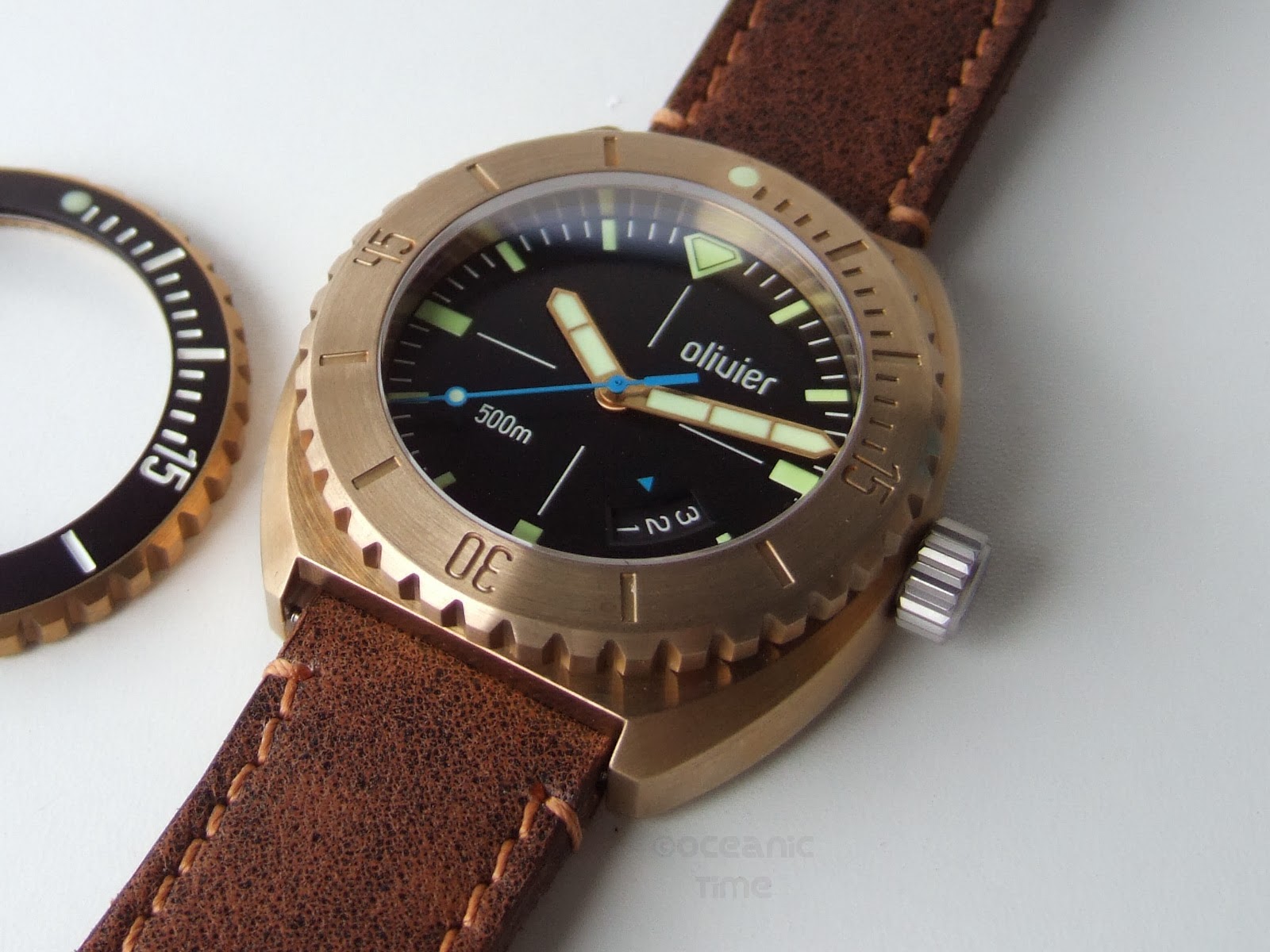 All Best Watches : OLIVIER Bronze Diver ETA Nº8