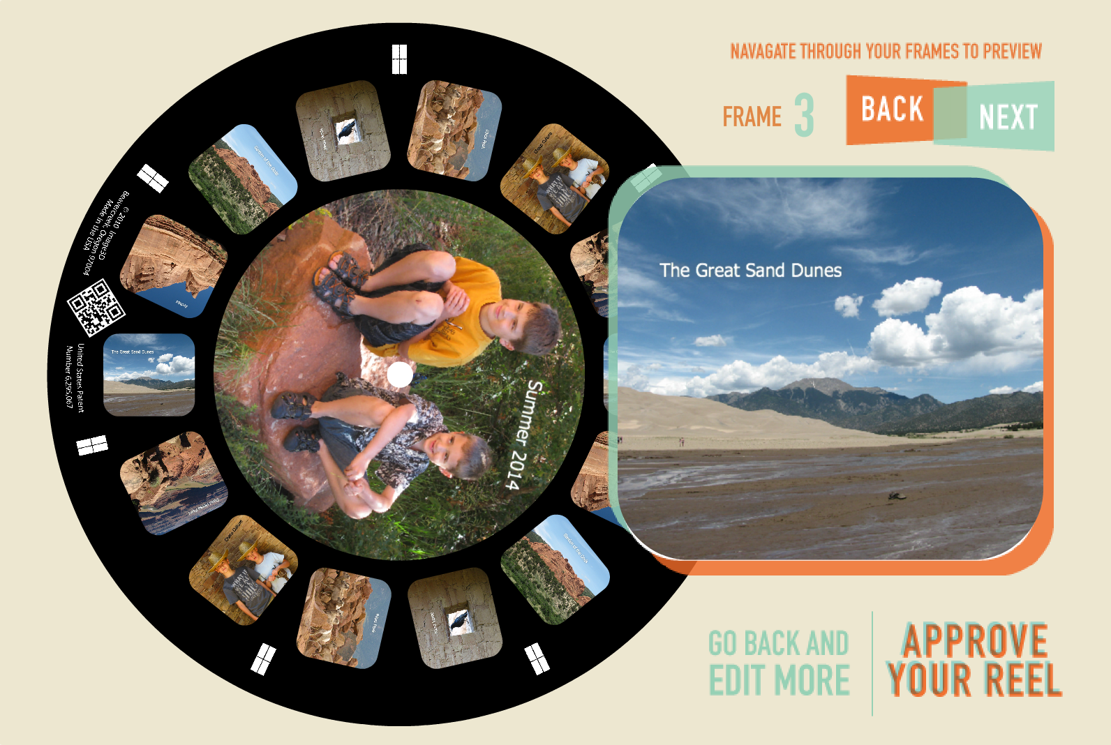 An Apel a Day: Retro custom Viewfinder with your pictures! Perfect for ...