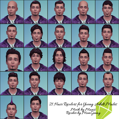 Sims 4 hair colors mod recolor - northwestmsa