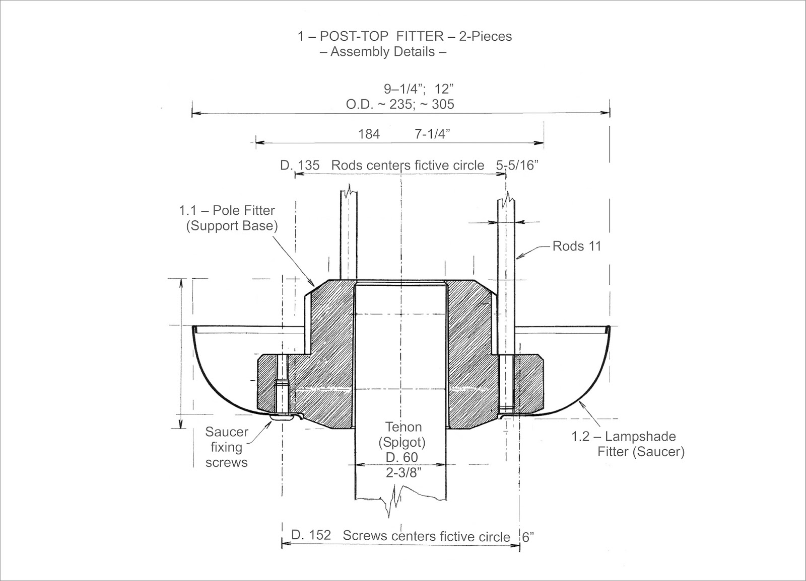 Untitled Blog: Post-top Outdoor Lighting Fixture - 2nd Design - Medium ...