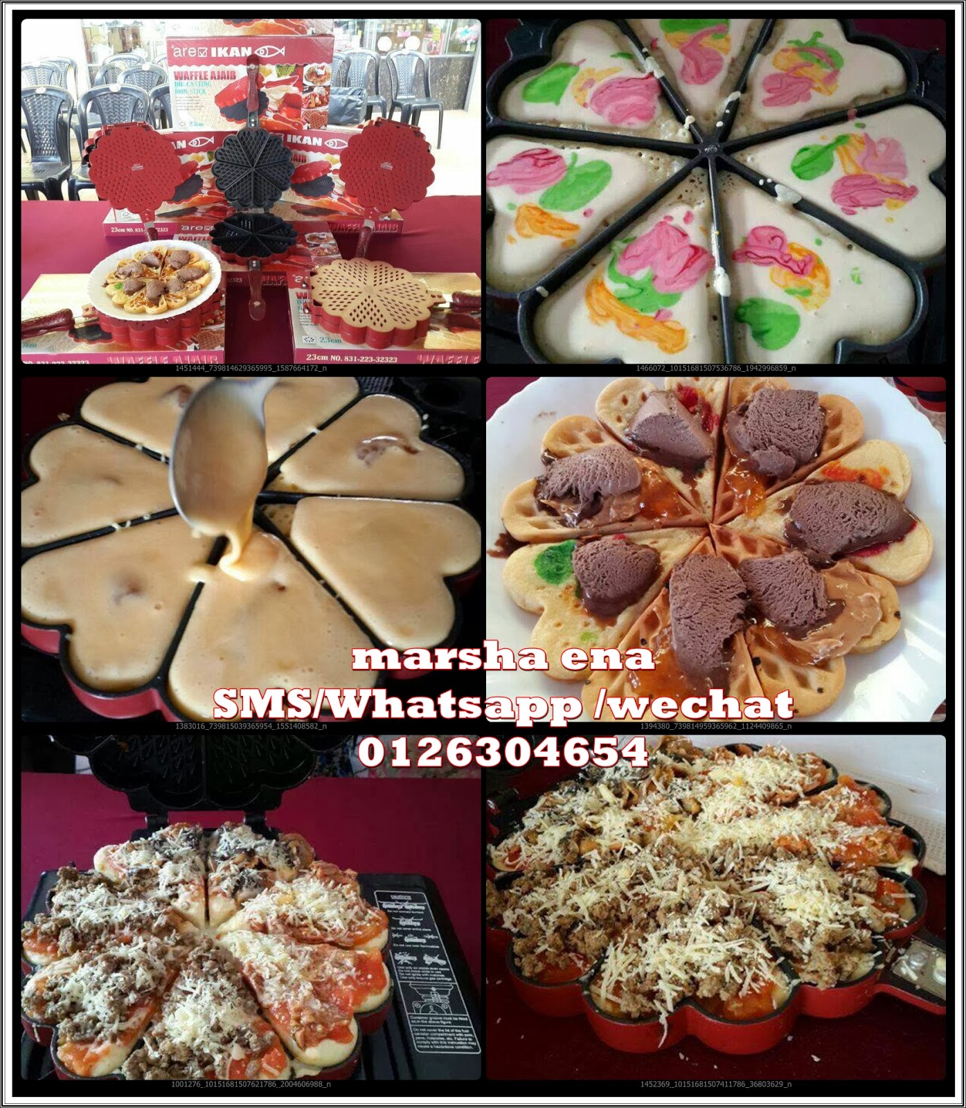 MARSHAENA COLLECTION: Guna waffer pan pun boleh buat pizza di rumah ...