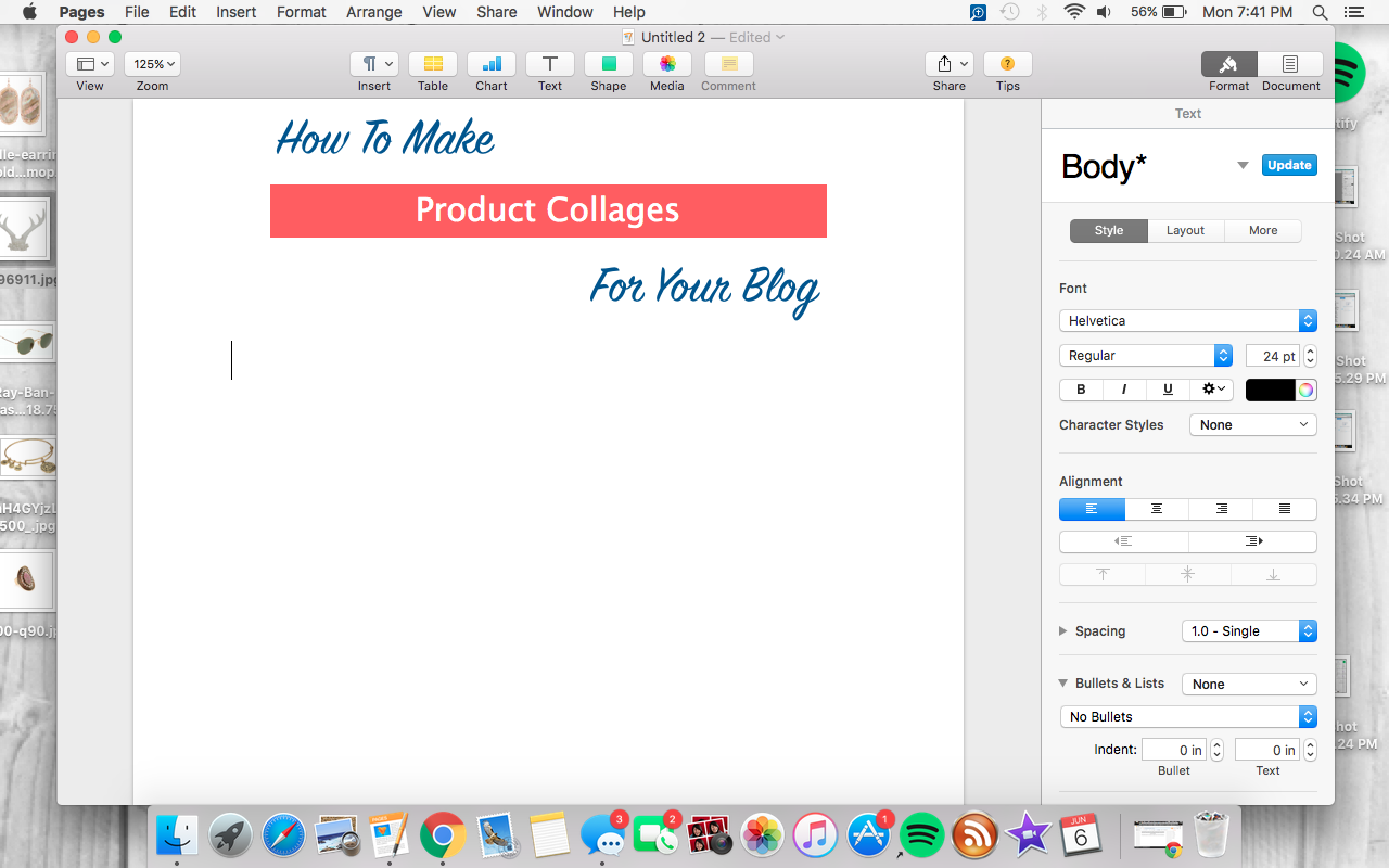 How To Make Product Collages For Your Blog | SAMANTHA RUE