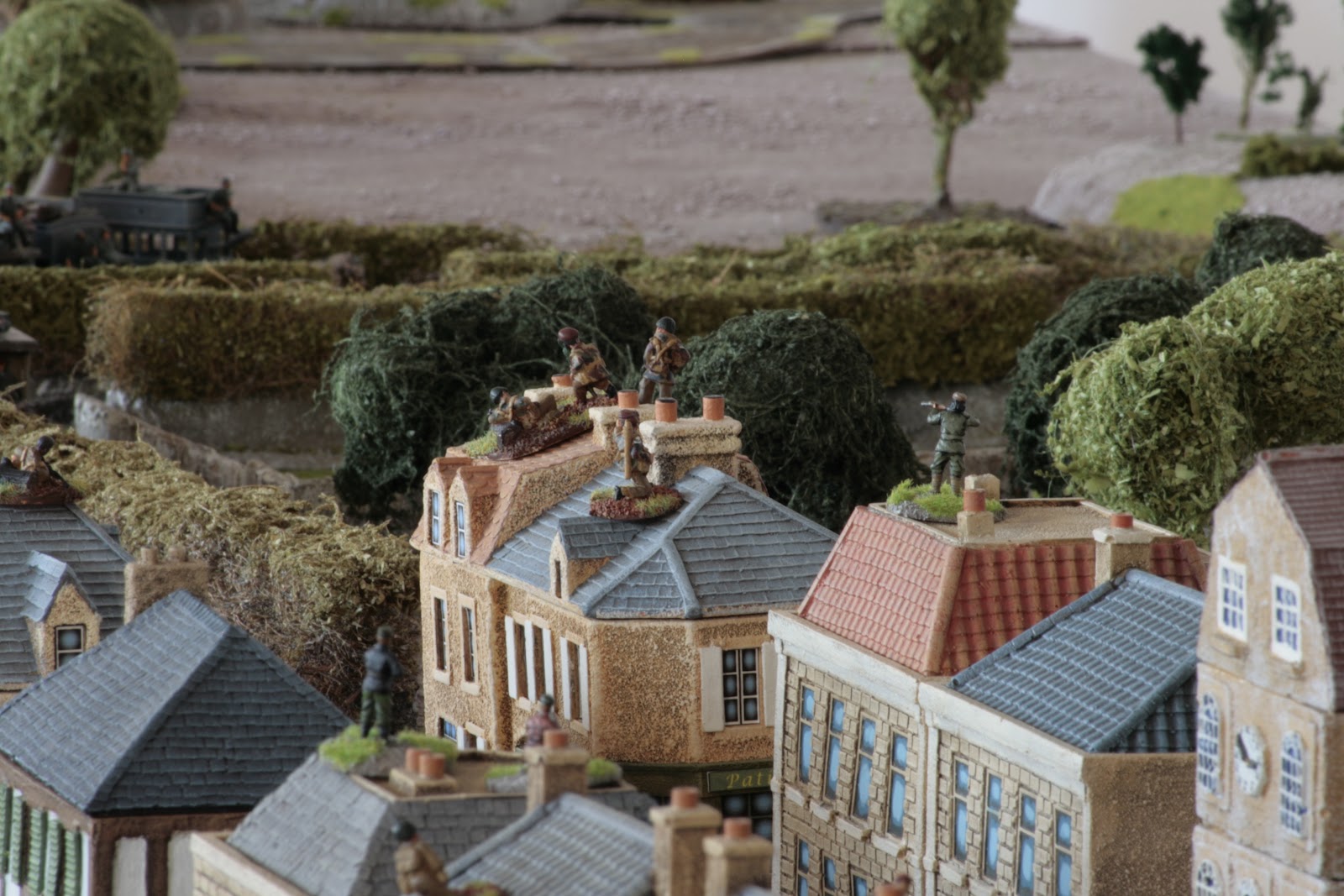 Wargame Holidays: Normandy 1944 - shots of one of the games Part 1