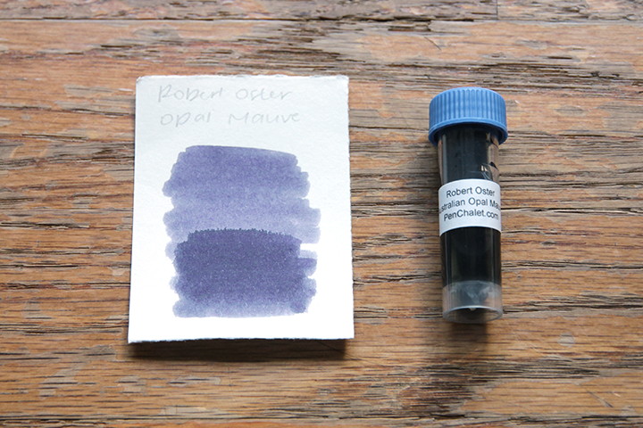 review: robert oster signature australian opal mauve - ink between the ...