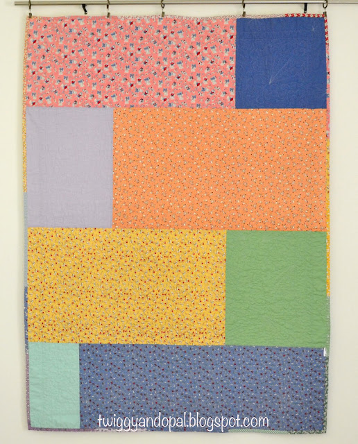 Twiggy and Opal: Off Kilter ~ Wonky Quilt Finish