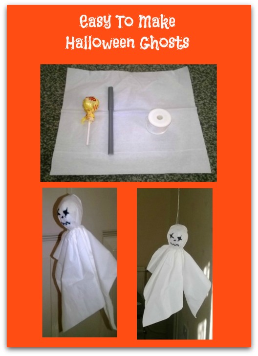 Super Easy To Make Halloween Ghosts - My Random Musings