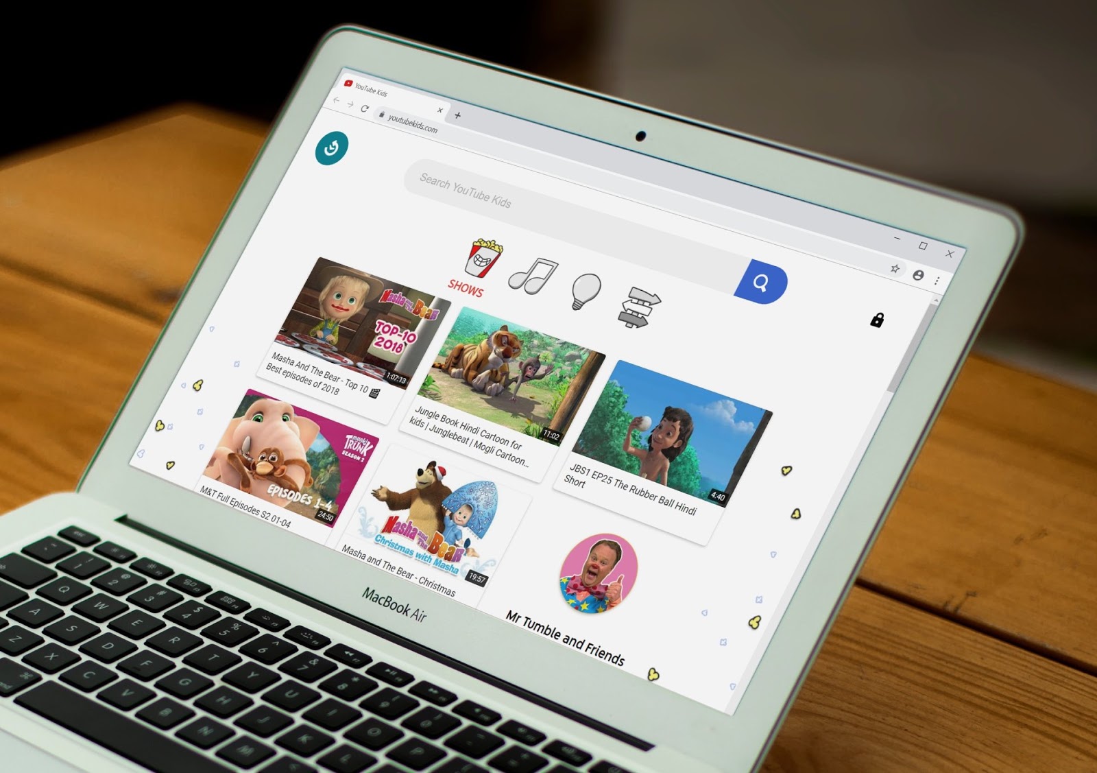 YouTube kids now available on the web