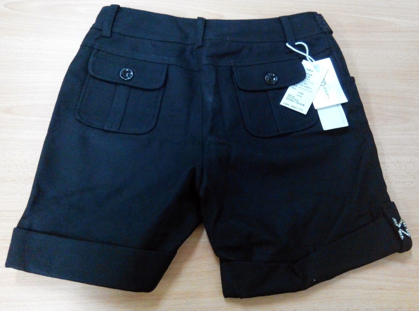 FASHION CARE 2U: SH010 Women Wool Low Waist Hot Pants Shorts