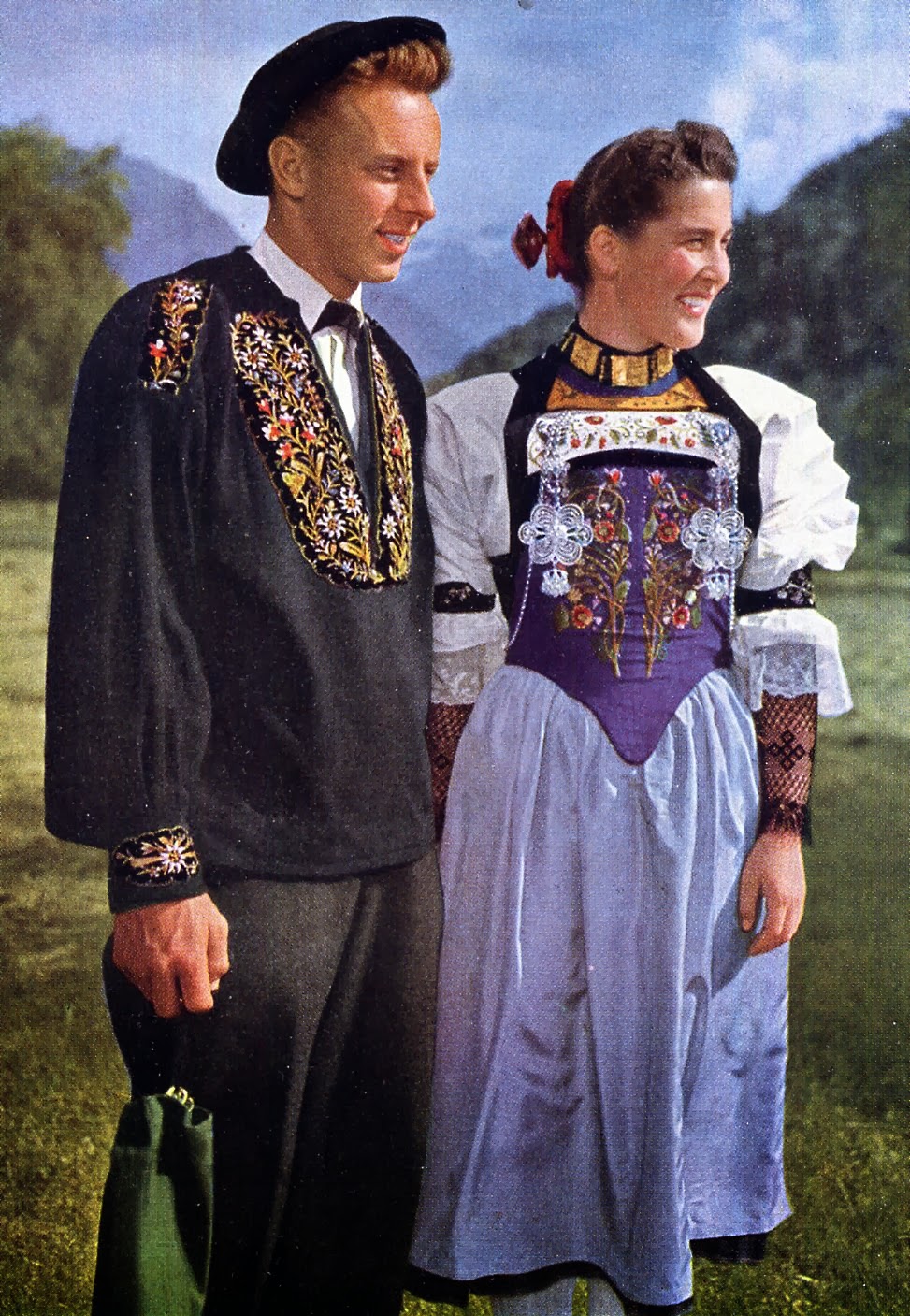 FolkCostume&Embroidery: Overview of Swiss Costume