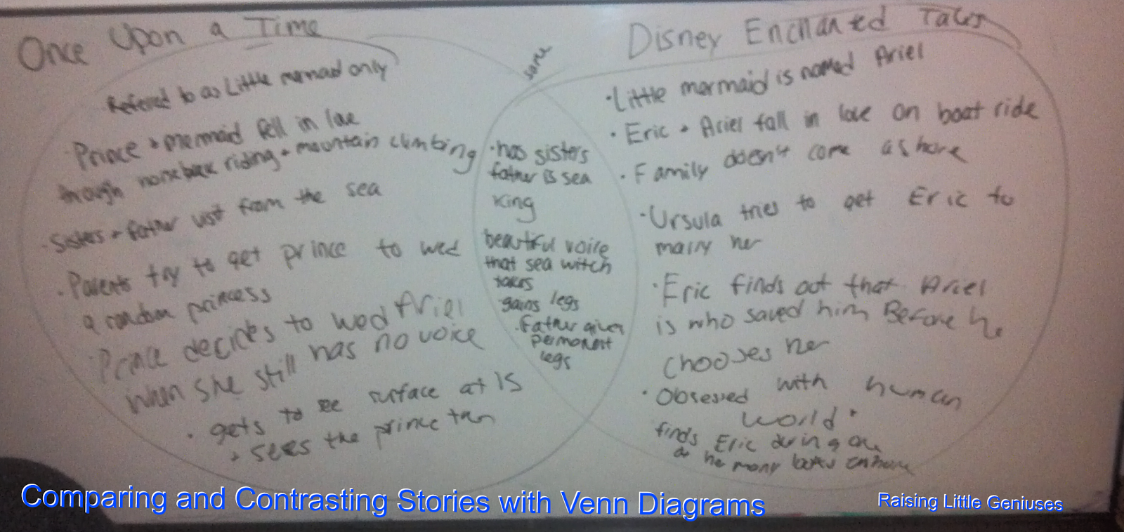 Raising Little Geniuses: Comparing and Contrasting Stories with Venn ...