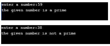 WebSource: Write a C program to check whether a given number is prime number or not.