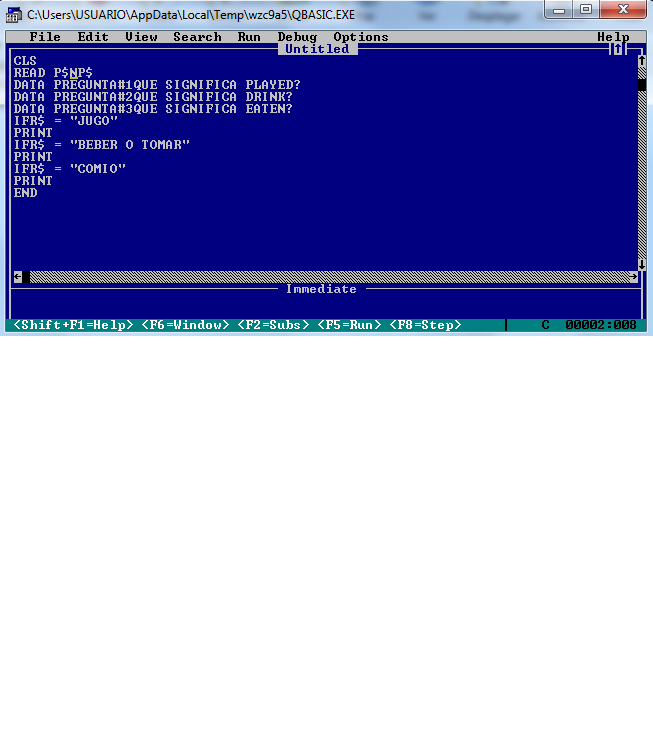 0003luis: Lenguaje de programacion QBasic