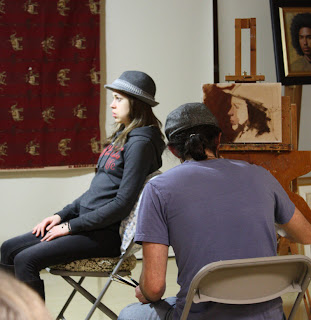 Claire Christinel Art: Noah Layne - Portrait Painting Demonstration