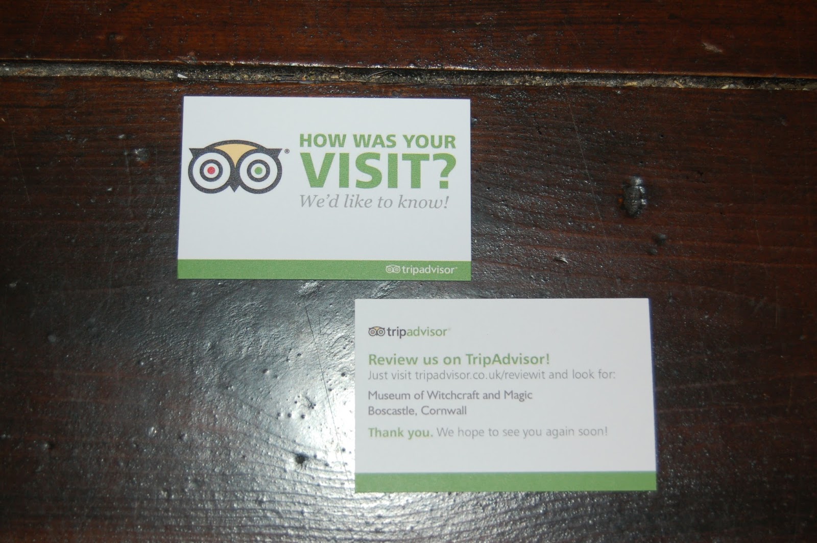 Trip Advisor Comments - Museum of Witchcraft and Magic