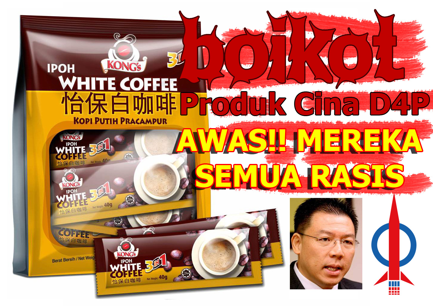 Boikot Produk DAP: Boikot Produk Cina Sampai Tutup Kedai
