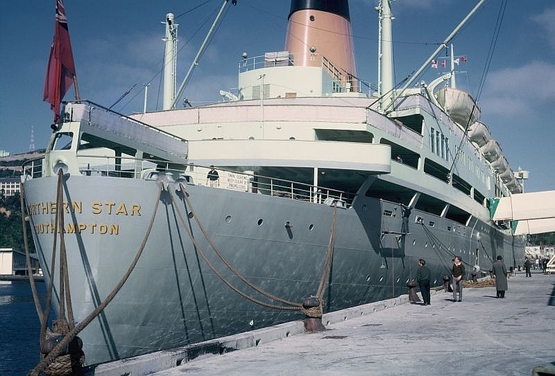 transpress nz: the Northern Star on her maiden voyage, 1962