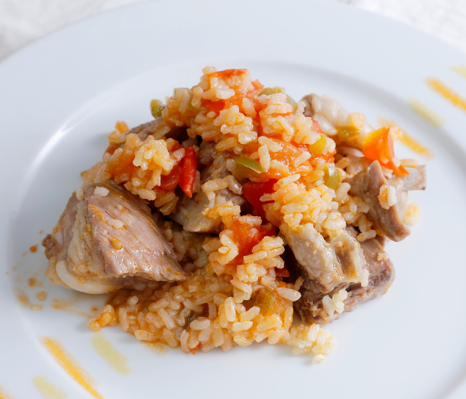 gastroaragón: LA RECETA. Arroz con cerdo y cerveza