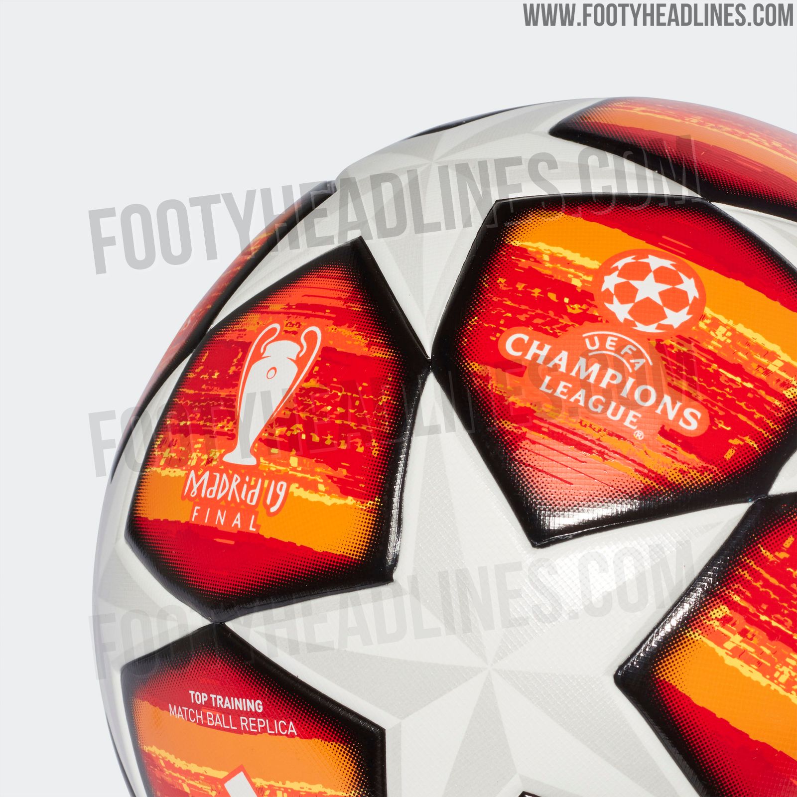 Crazy Adidas 2019 Champions League Madrid Final Ball Leaked - First OMB ...