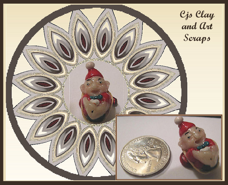 Cj's Clay and Art Scraps: Clay Pistachio Man 2