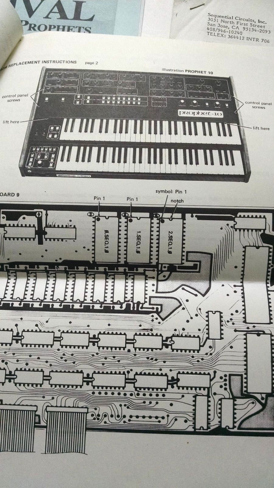 MATRIXSYNTH: May 1983 Prophet 10 Synthesizer Installation and ROM ...
