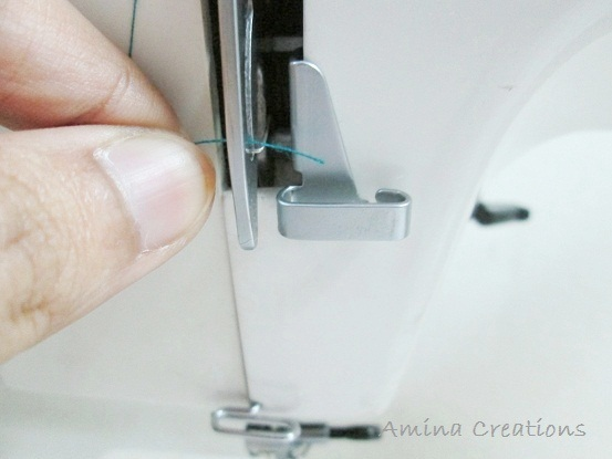 AMINA CREATIONS: HOW TO THREAD A NEEDLE/ SEWING BASICS