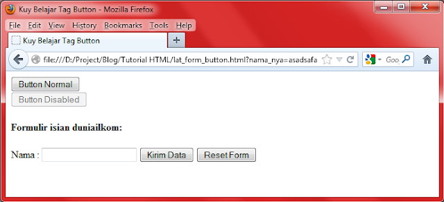 Cara Membuat Tombol di HTML Menggunakan Tag Button