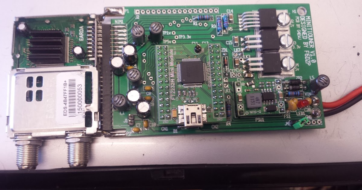 GØNMY's Ham Radio Blog : MiniTiouner DATV receiver
