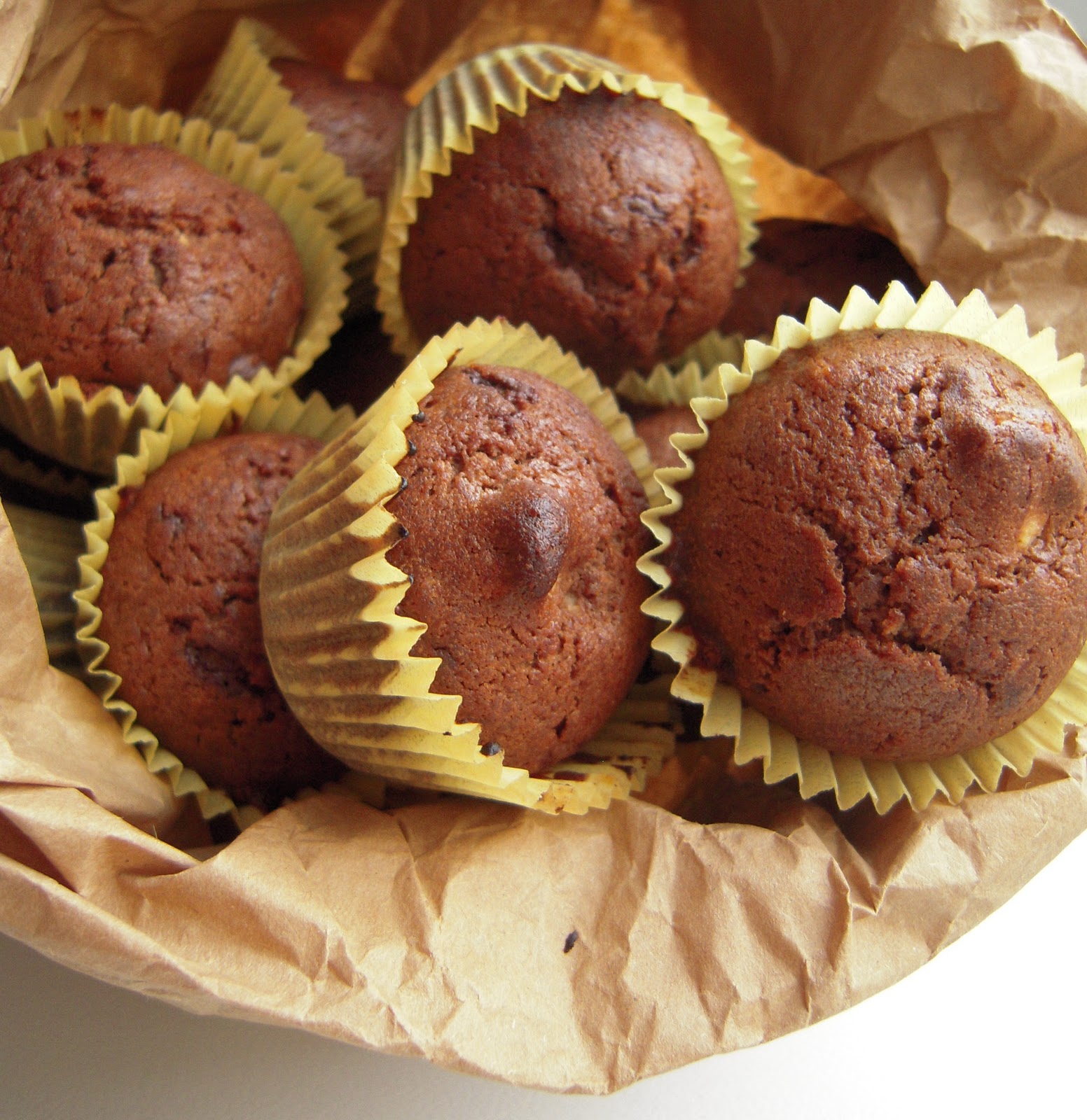 Noore perenaise katsetused: Šokolaadi-martsipani muffinid