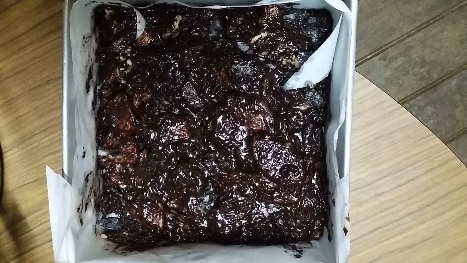 My first kek batik (kek batik oreo)
