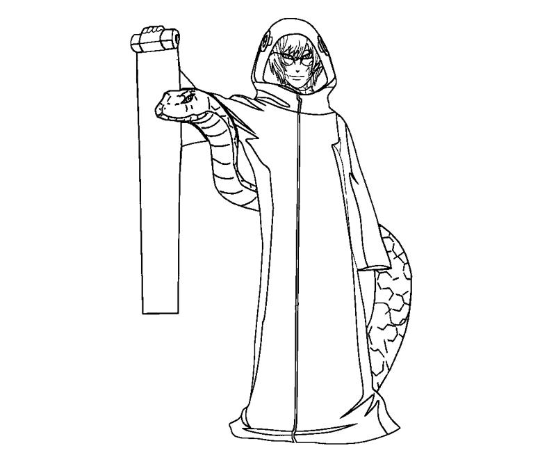 Kabuto Pages Coloring Pages