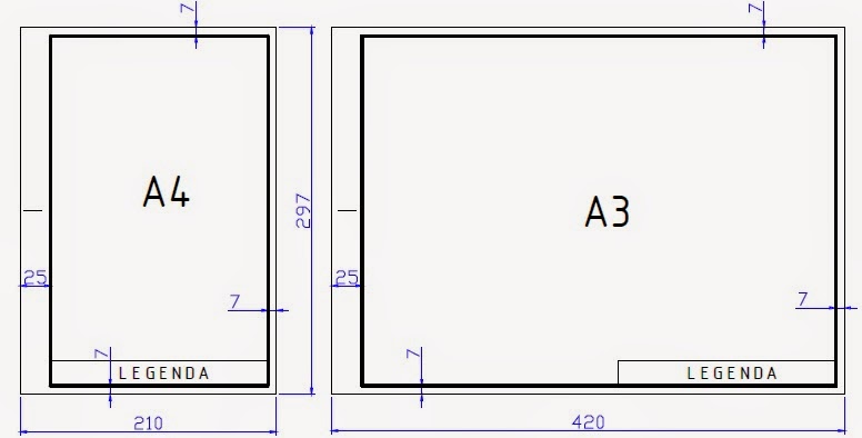 Projetos II: Desenho Técnico - Aula 02 - Folhas e legendas do Desenho ...