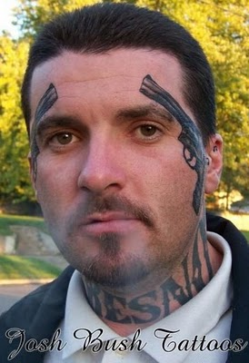 Celebrities Stuff: Most Unusual and Weird Face Tattoos- 15 Images