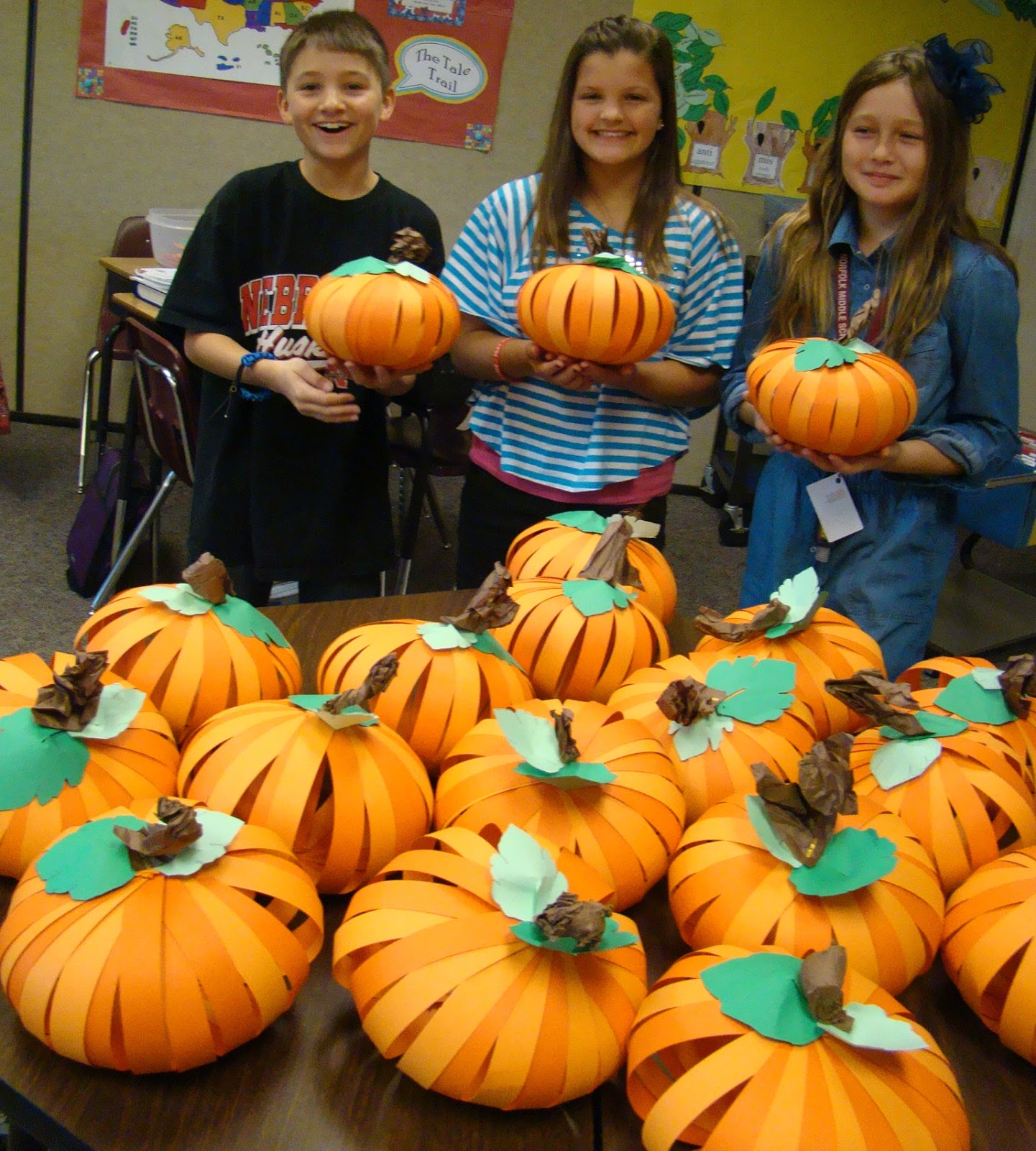 A Full Classroom: Room 102's Pumpkin Patch