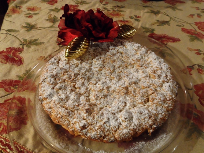 Perle di Cucina: SBRISOLONA CON CREMA DI RICOTTA E CIOCCOLATO FONDENTE