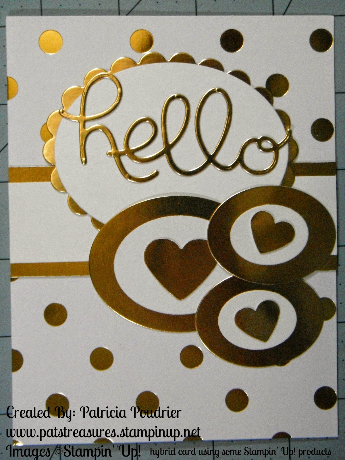 Pat's Creative Treasures: A Golden Hello