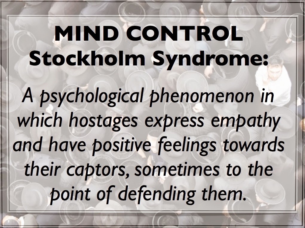 Fanfare for The Conscious: Stockholm Syndrome Society - Why Defend Our ...