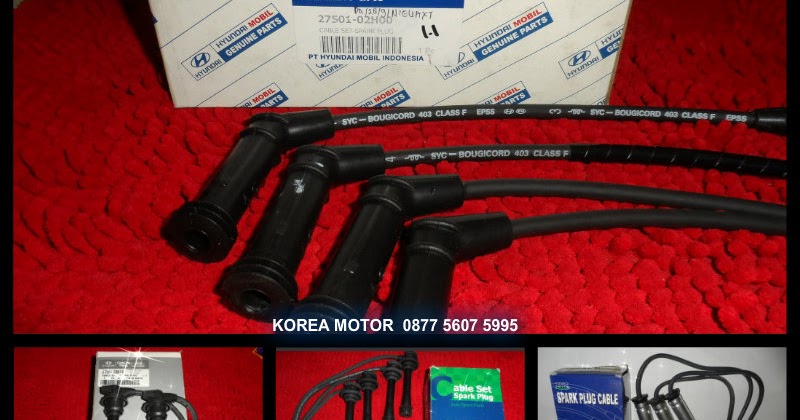 DISTRIBUTOR KABEL BUSI MOBIL KOREA : TIMOR KIA HYUNDAI DAEWOO CHEVROLET ...