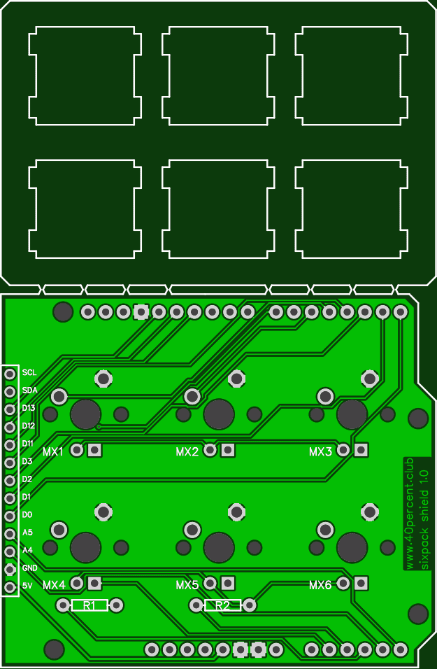 40 Keyboards Arduino Six