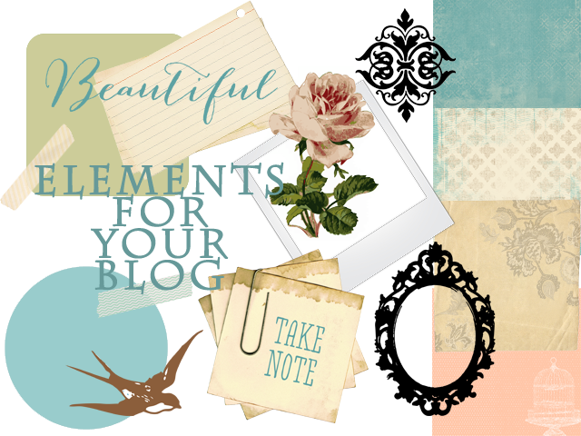 Blog Guidebook: Win Some Beautiful Elements For Your Blog