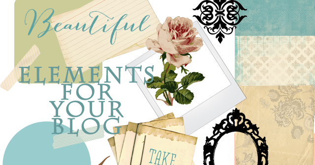 Blog Guidebook: Win Some Beautiful Elements For Your Blog