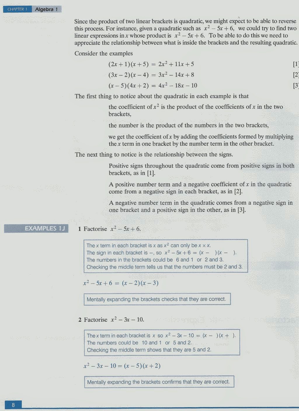 Textbook Pages for L6 Mathematics: Chapter 1 (Ex1A to 1K)