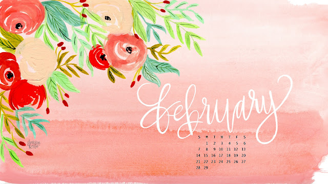 WILDFLOWERS BLOG: HELLO FEBRUARY : A DESKTOP DOWNLOAD