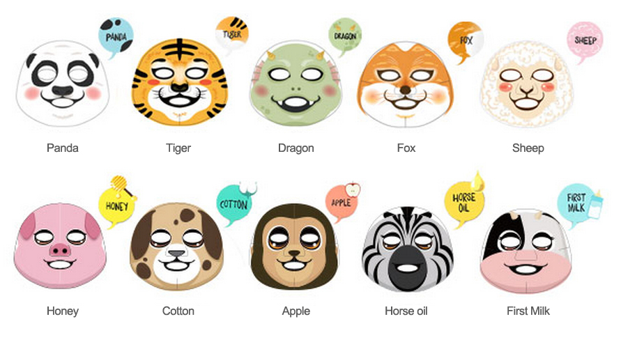 Kameshi's Yellow Mind: The Face Shop Character Face Mask Review