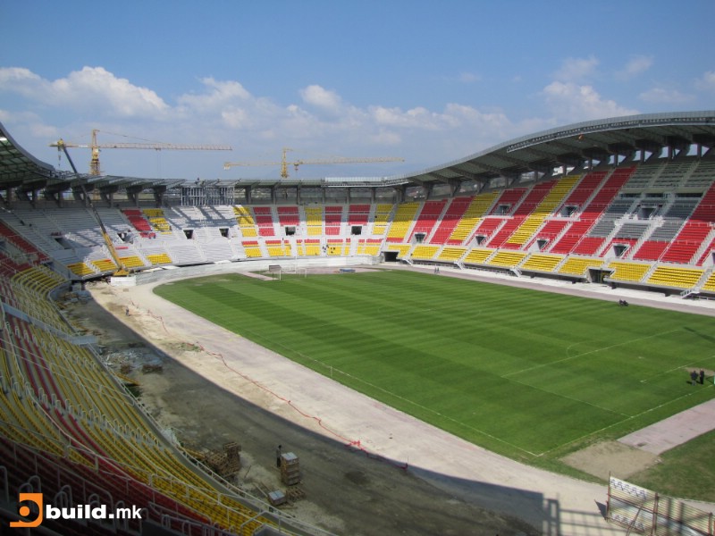 Ohne Kommentar Vol. VII: Arena 'Filip II. von Makedonien' kurz vor der ...