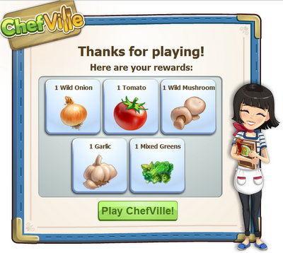 ChefVille: NEW ChefVille Daily Bonus