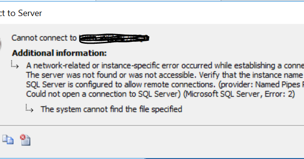 The Administrator Desk: mssql: Could not open a connection to SQL ...