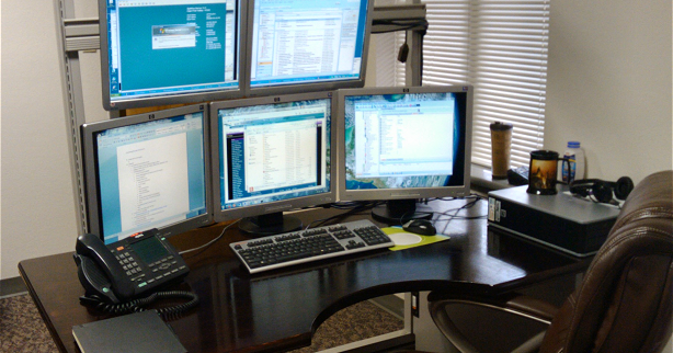 Reality Blog: Desk Cut-out. Why aren't all desks made this way?