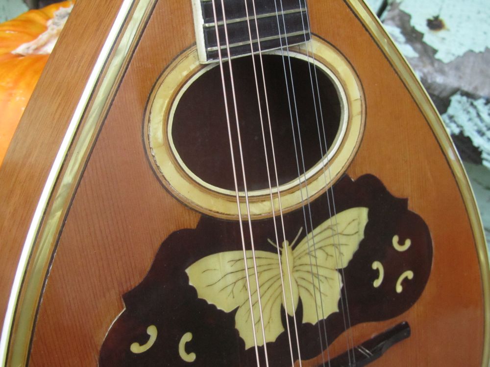 c.1920 Unmarked "Butterfly" Flatback Mandolin